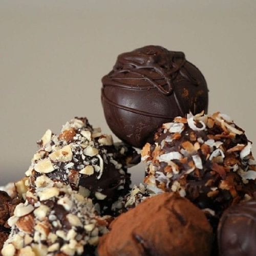 Weight Watchers Easy Decadent Truffles (No Bake) - Nesting Lane