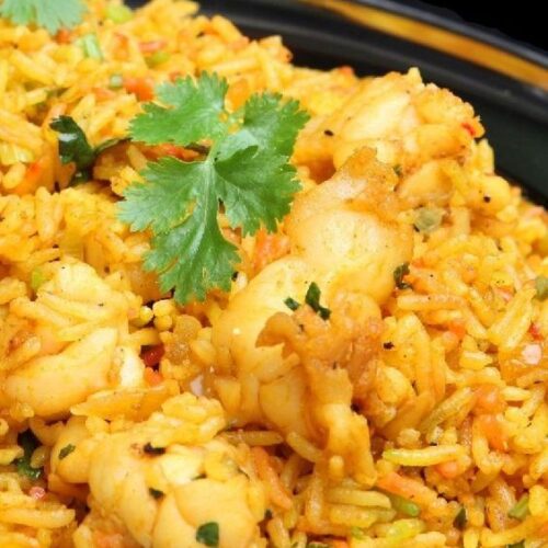 Weight Watchers Curried Rice and Shrimp - Nesting Lane Recipes