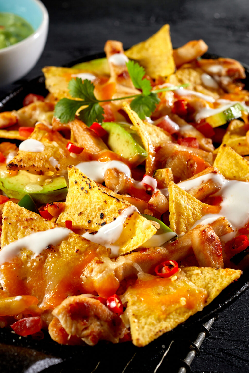 Weight Watchers Chicken and Avocado Nachos - Nesting Lane