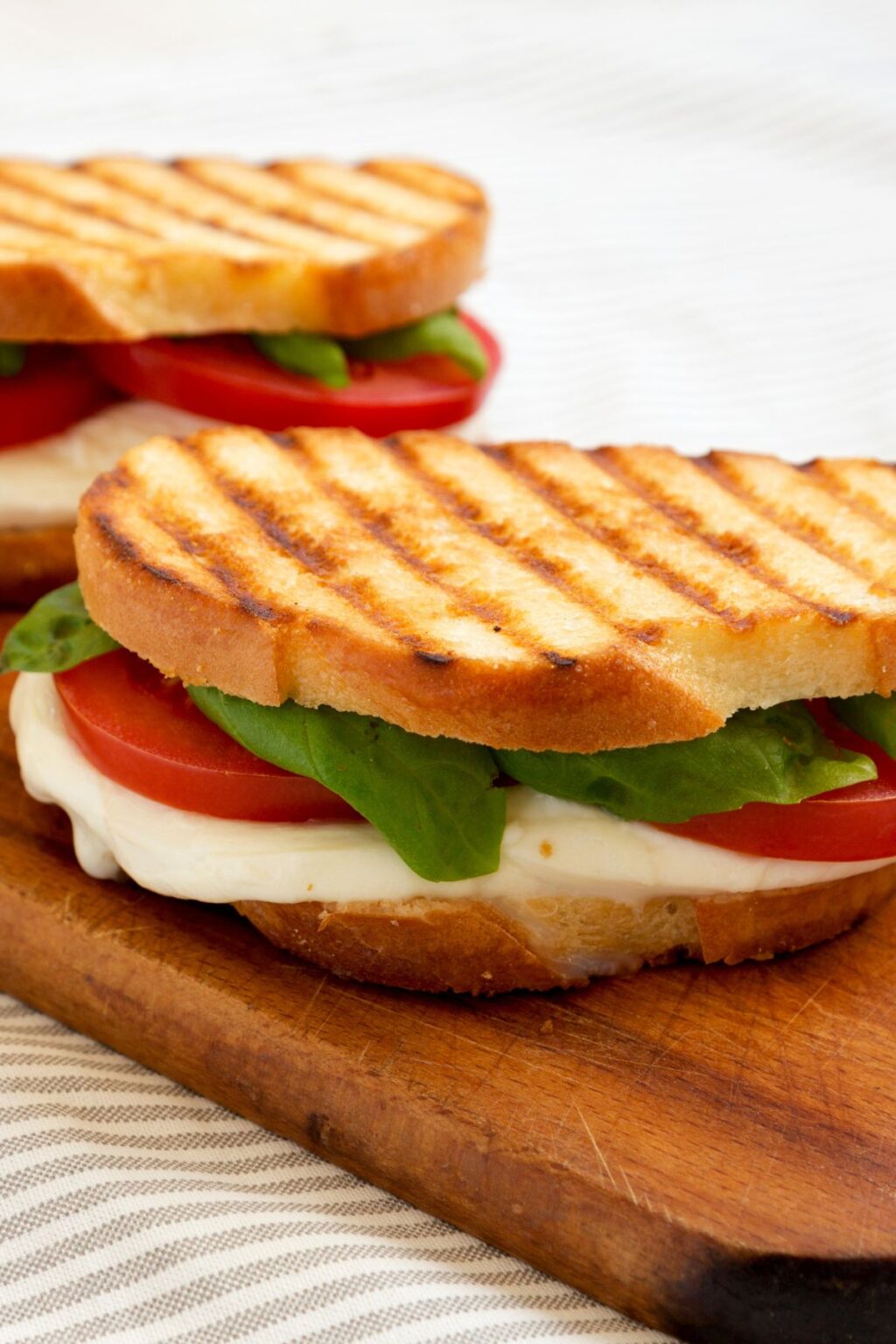 Easy Grilled WW Tomato Mozzarella Paninis - Nesting Lane