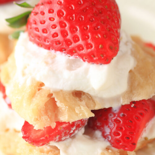 Homemade Weight Watchers Strawberry Shortcake - Nesting Lane
