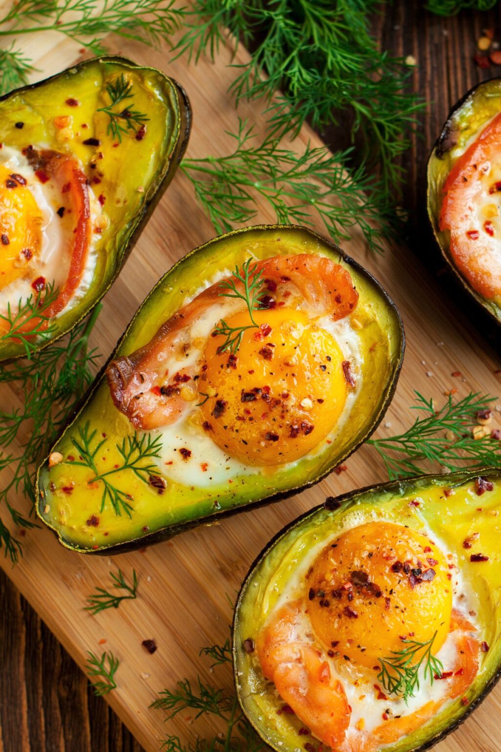 Smoked Salmon and Egg in an Avocado (Weight Watchers)