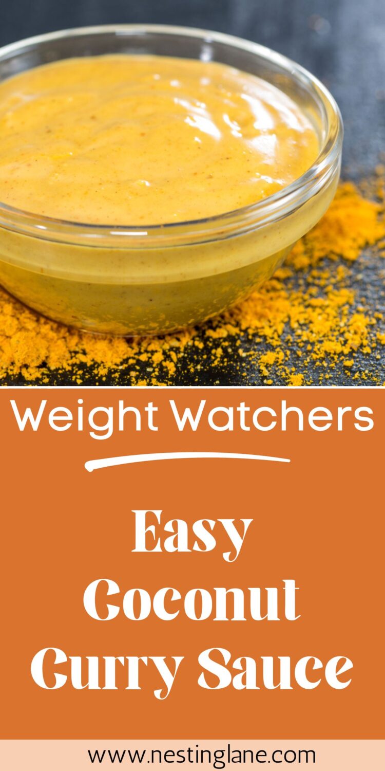 Easy Weight Watchers Coconut Curry Sauce - Nesting Lane