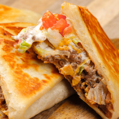 Weight Watchers Cheeseburger Crunch Wrap - Nesting Lane