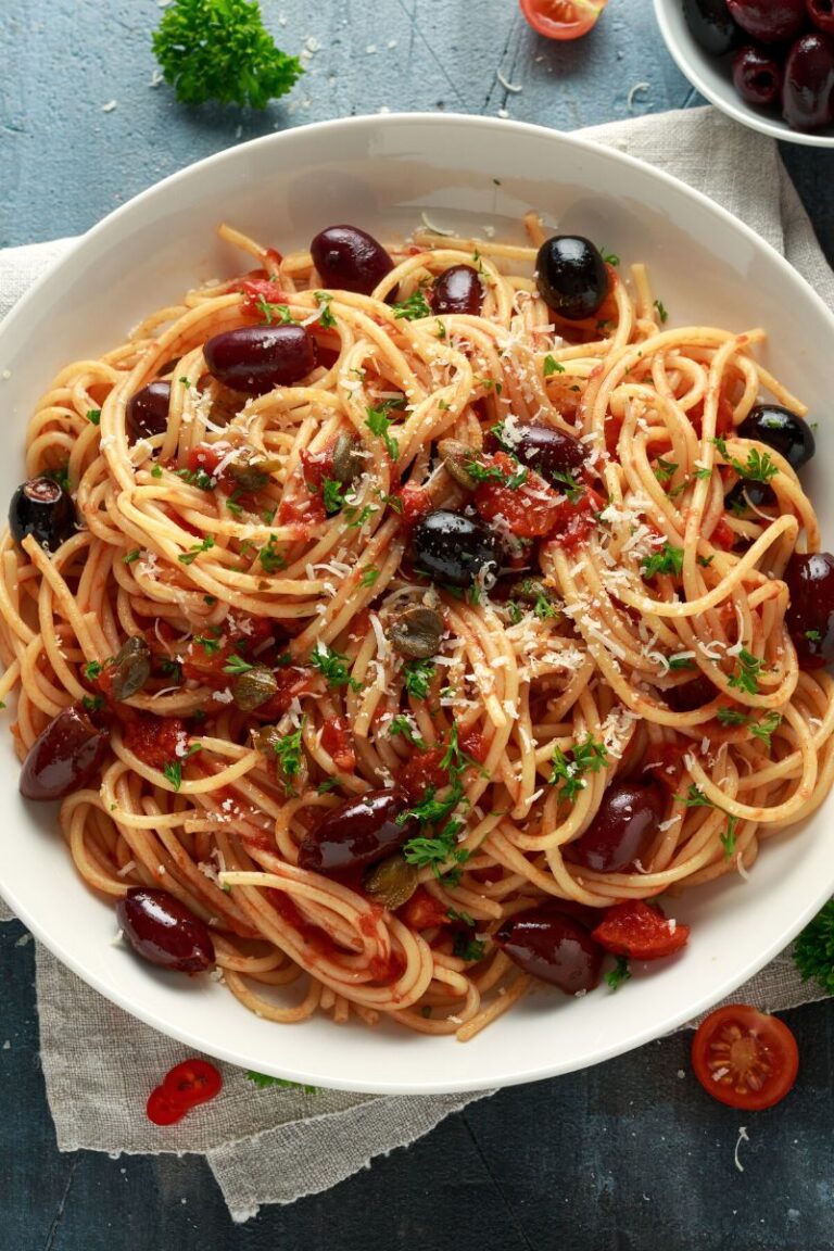 Weight Watchers Italian Pasta Puttanesca - Nesting Lane