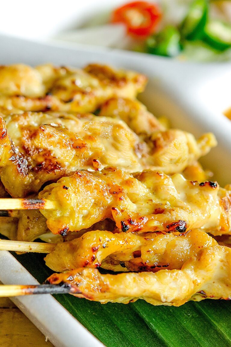 Weight Watchers Pork Satay with Peanut Sauce - Nesting Lane