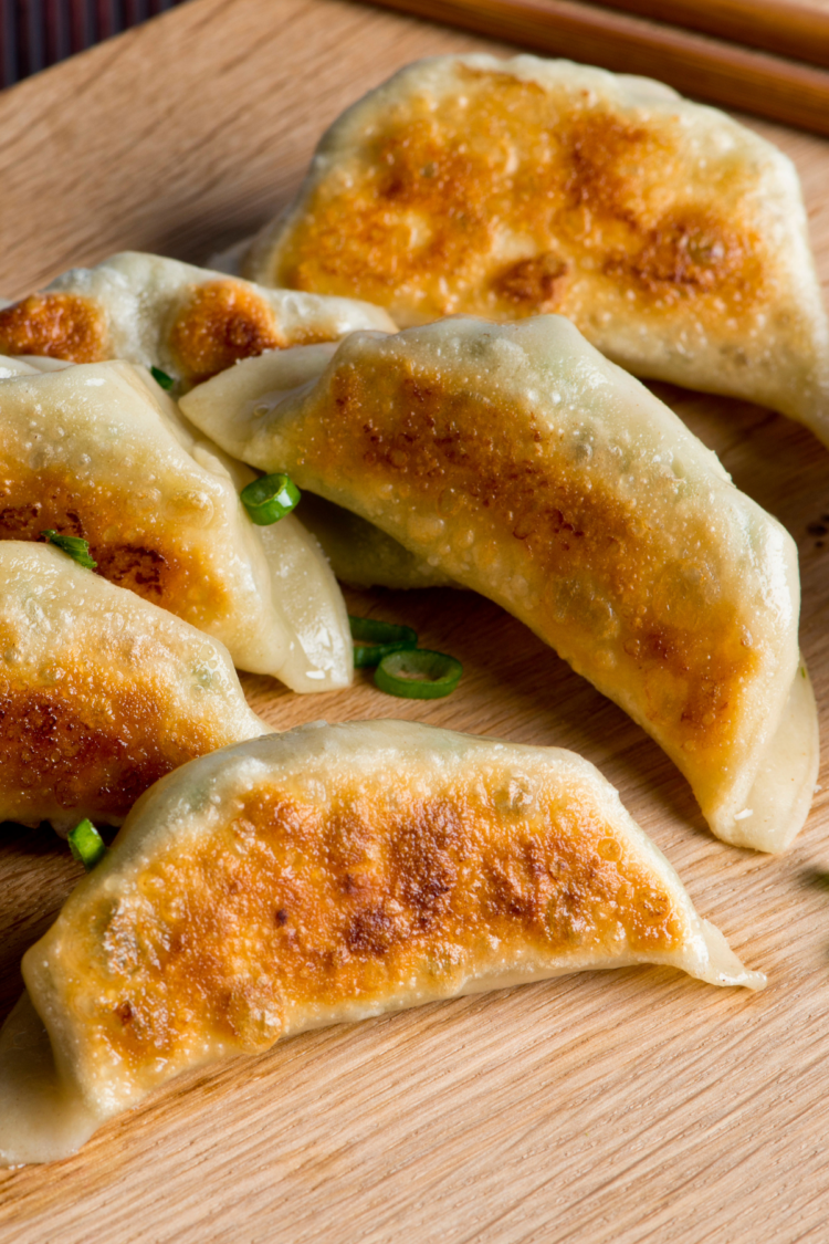 Weight Watchers Scallion Mushroom Dumplings - Nesting Lane
