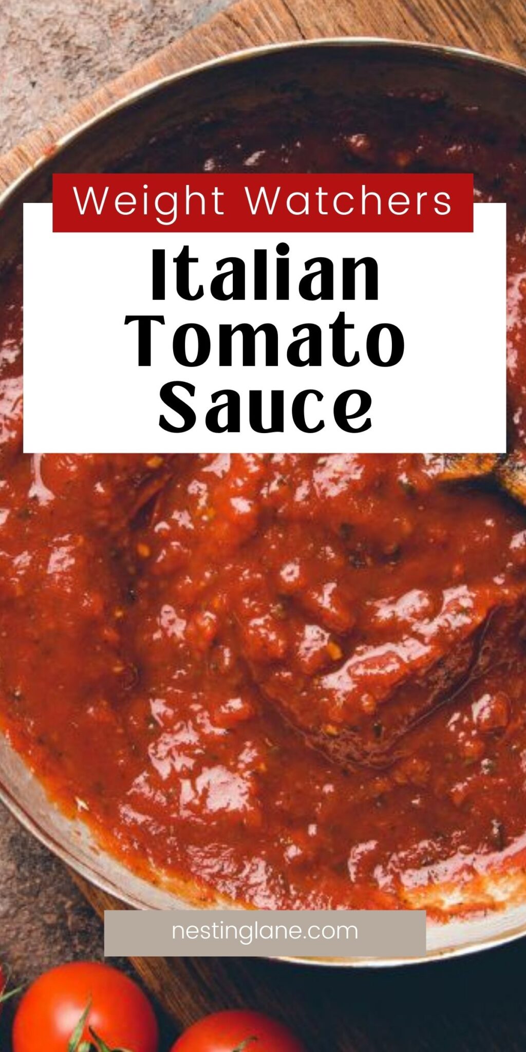 Easy Weight Watchers Italian Tomato Sauce - Nesting Lane