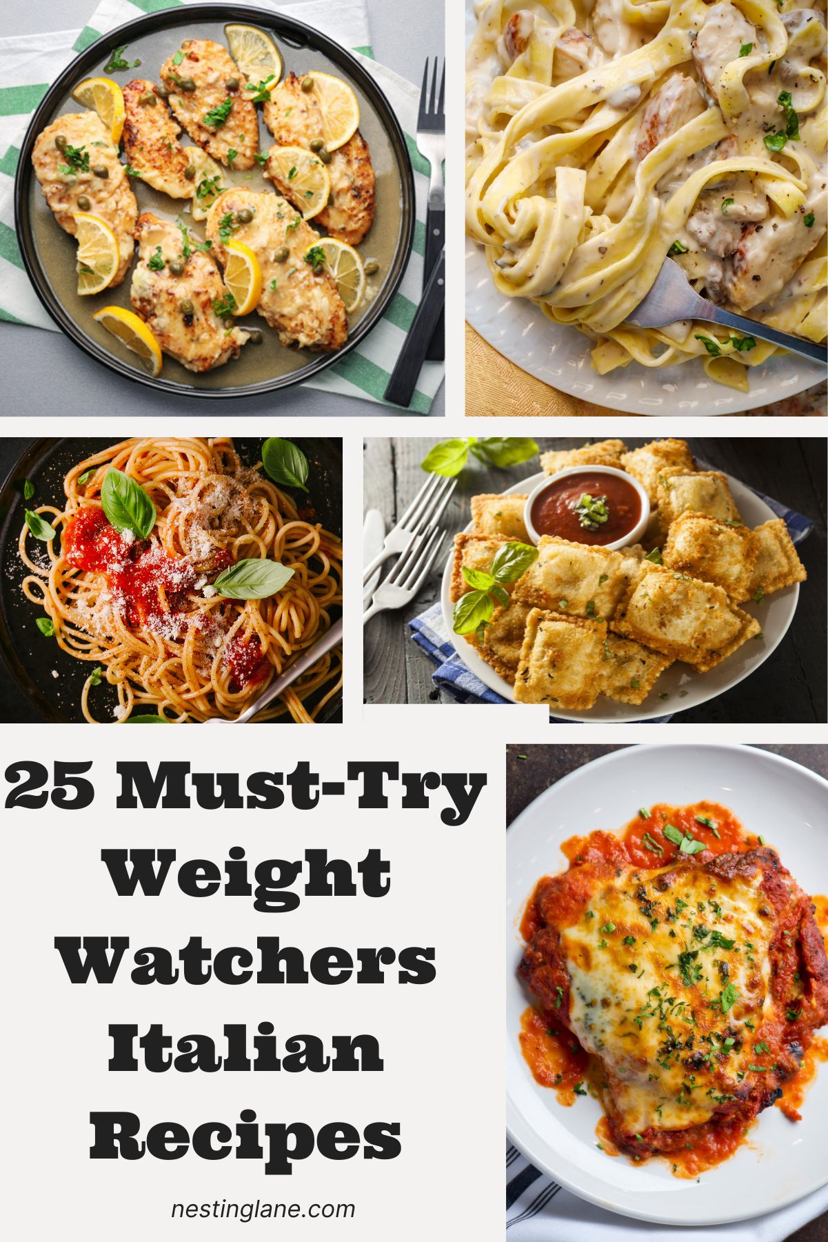 25 Must-Try WW Friendly Italian Recipes - Nesting Lane