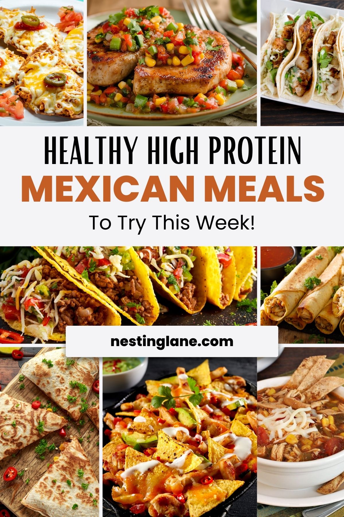 27 Healthy High Protein Mexican Recipes - Nesting Lane