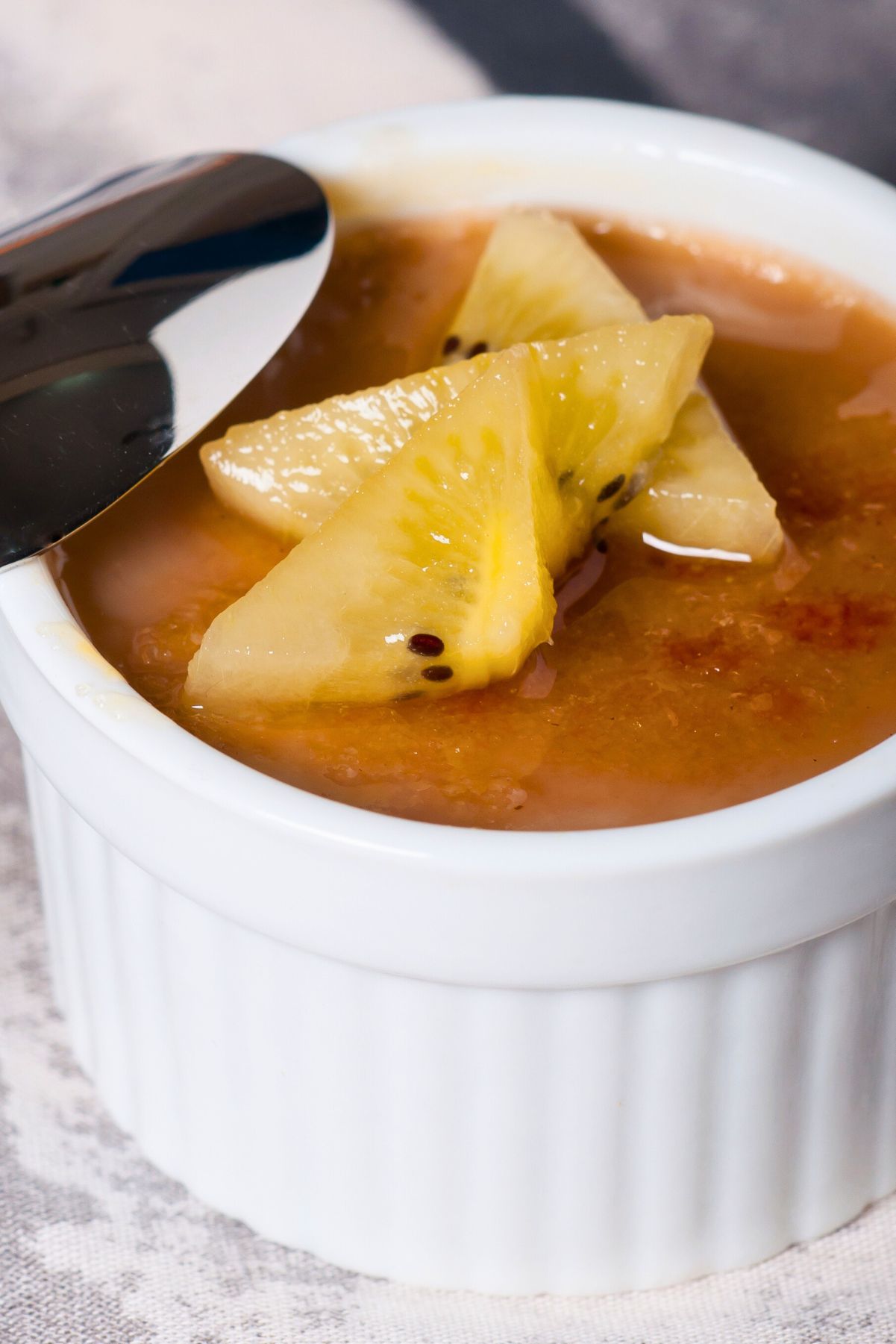 Coffee Caramel Baked Custard - Nesting Lane