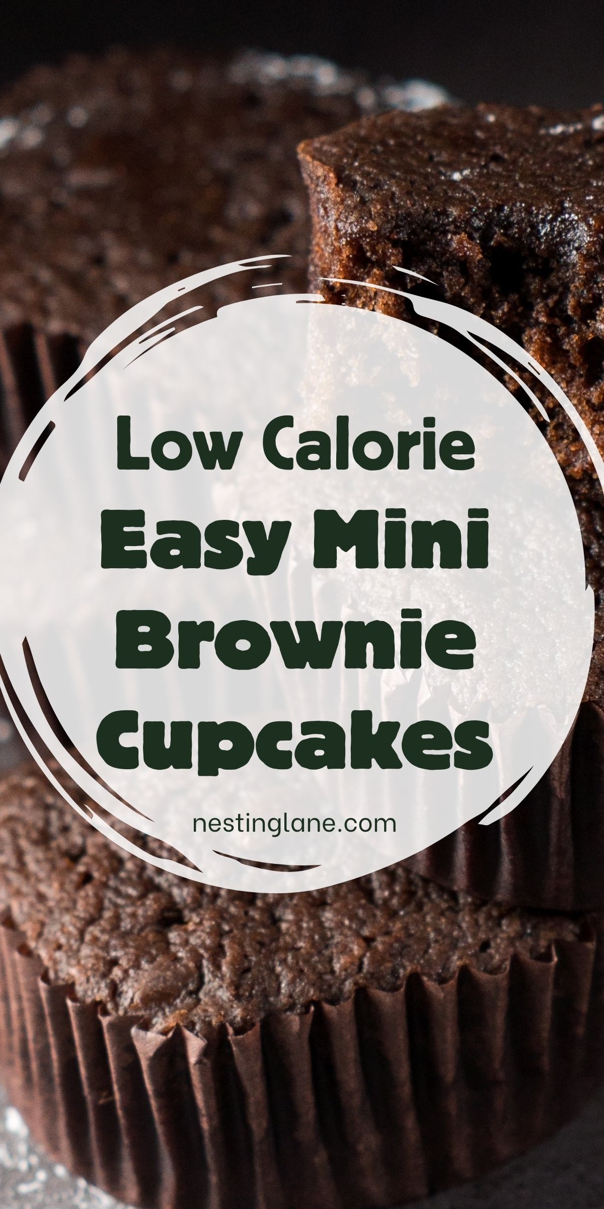 Easy Mini Brownie Cupcakes - Nesting Lane