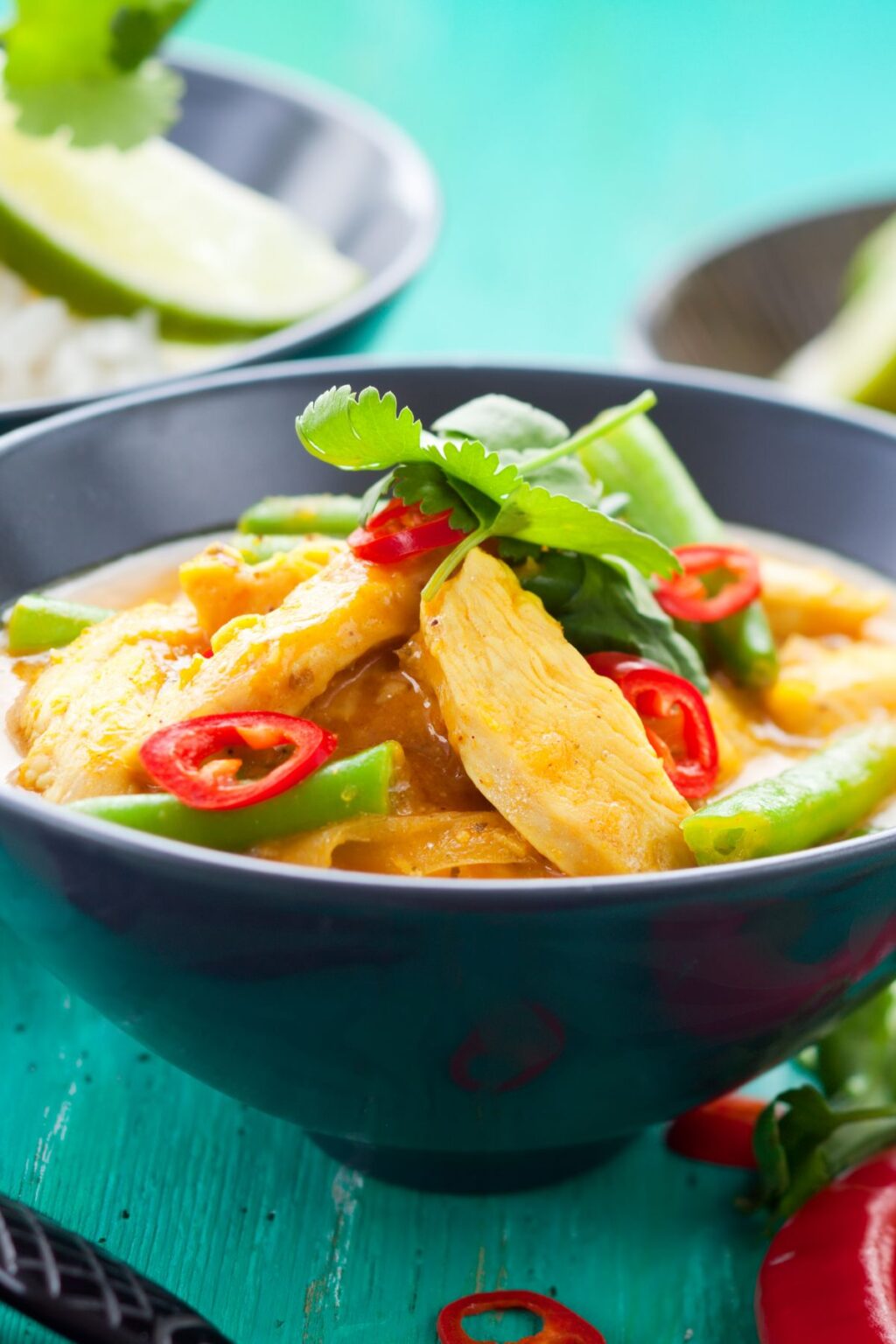 High Protein Coconut Chicken Curry - Nesting Lane