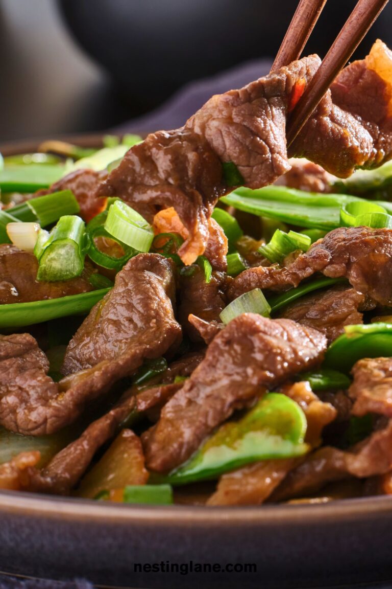 High Protein Beef Stir Fry for One in 20 Minutes - Nesting Lane